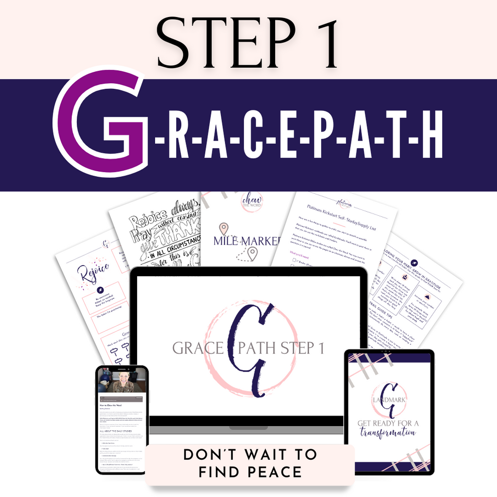 GRACE PATH – Step 1: G – GraceFilledPlate